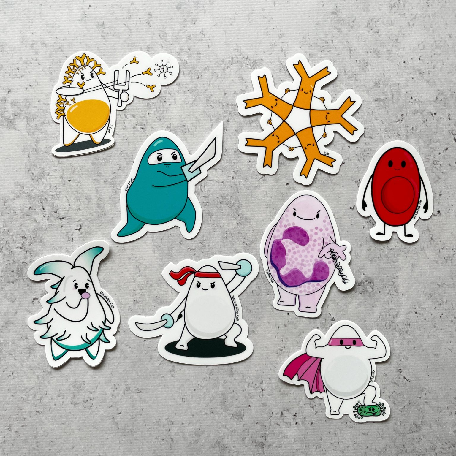 Adipocyte Sticker – Cell Cartoons
