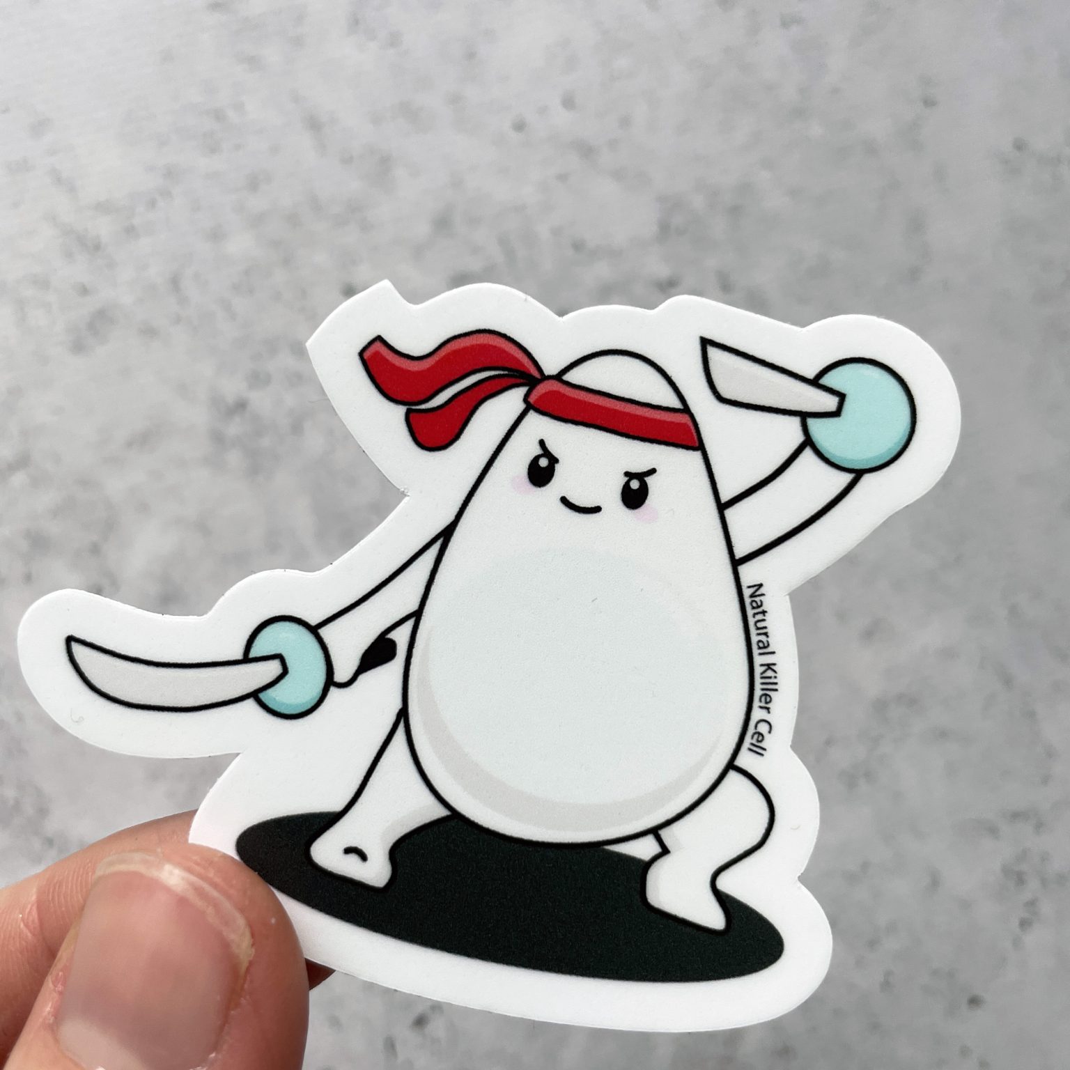 Natural Killer Cell Sticker – Cell Cartoons